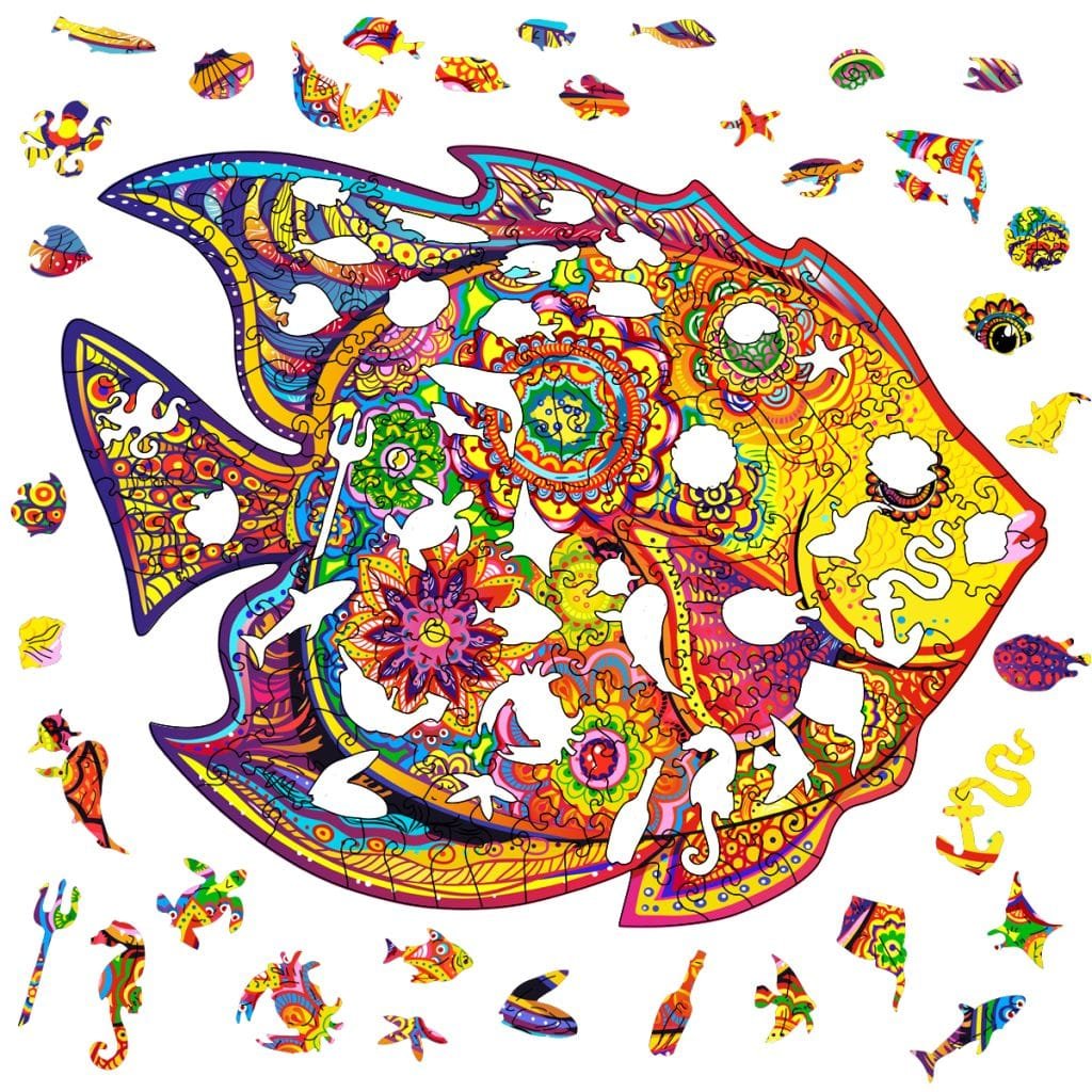 The Shining fish | Wooden Puzzle by JIG JUNG