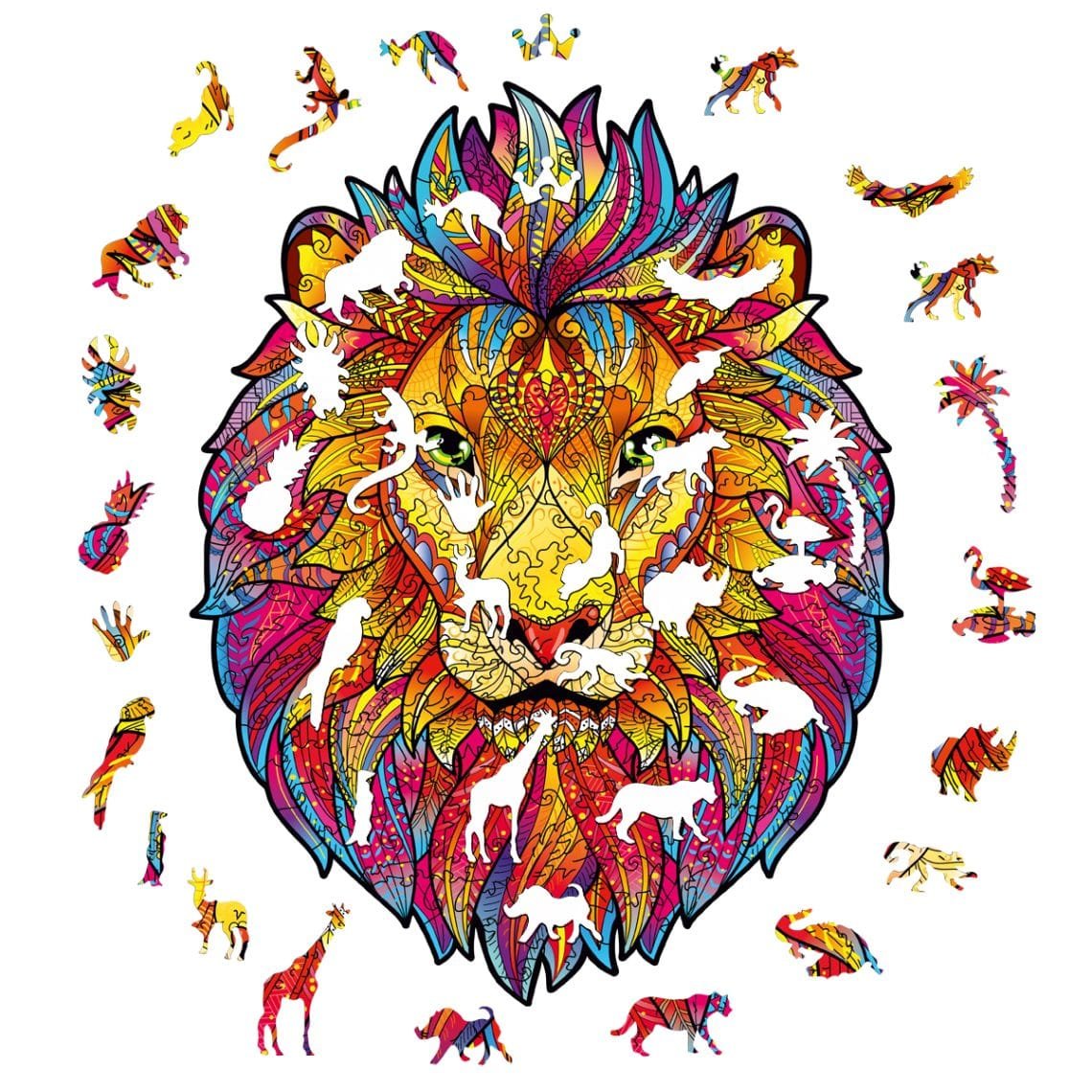 The Mysterious Lion | Wooden Puzzle by JIG JUNG